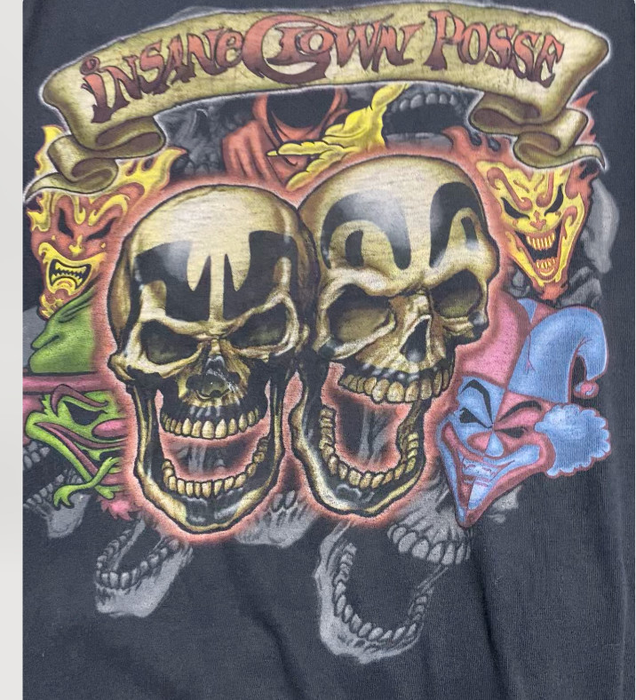 Rare Vintage 2000 ICP Insane Clown Posse Retro Mens T… - Gem