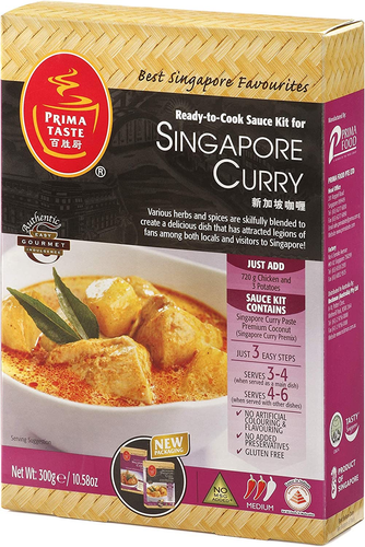 Prima Singapore Curry Meal Sauce Kit 300 G | eBay