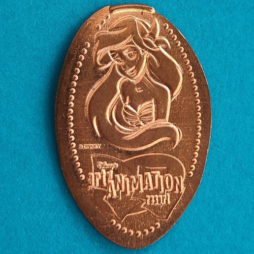 ARIEL The Little Mermaid Disney Art of Animation Elongated Copper Penny ...