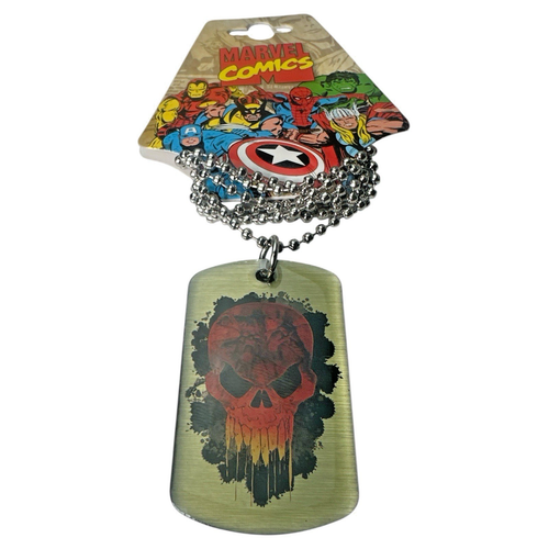 Marvel Comics Ghost Rider Dog Tag Pendant Necklace New With Tags | eBay