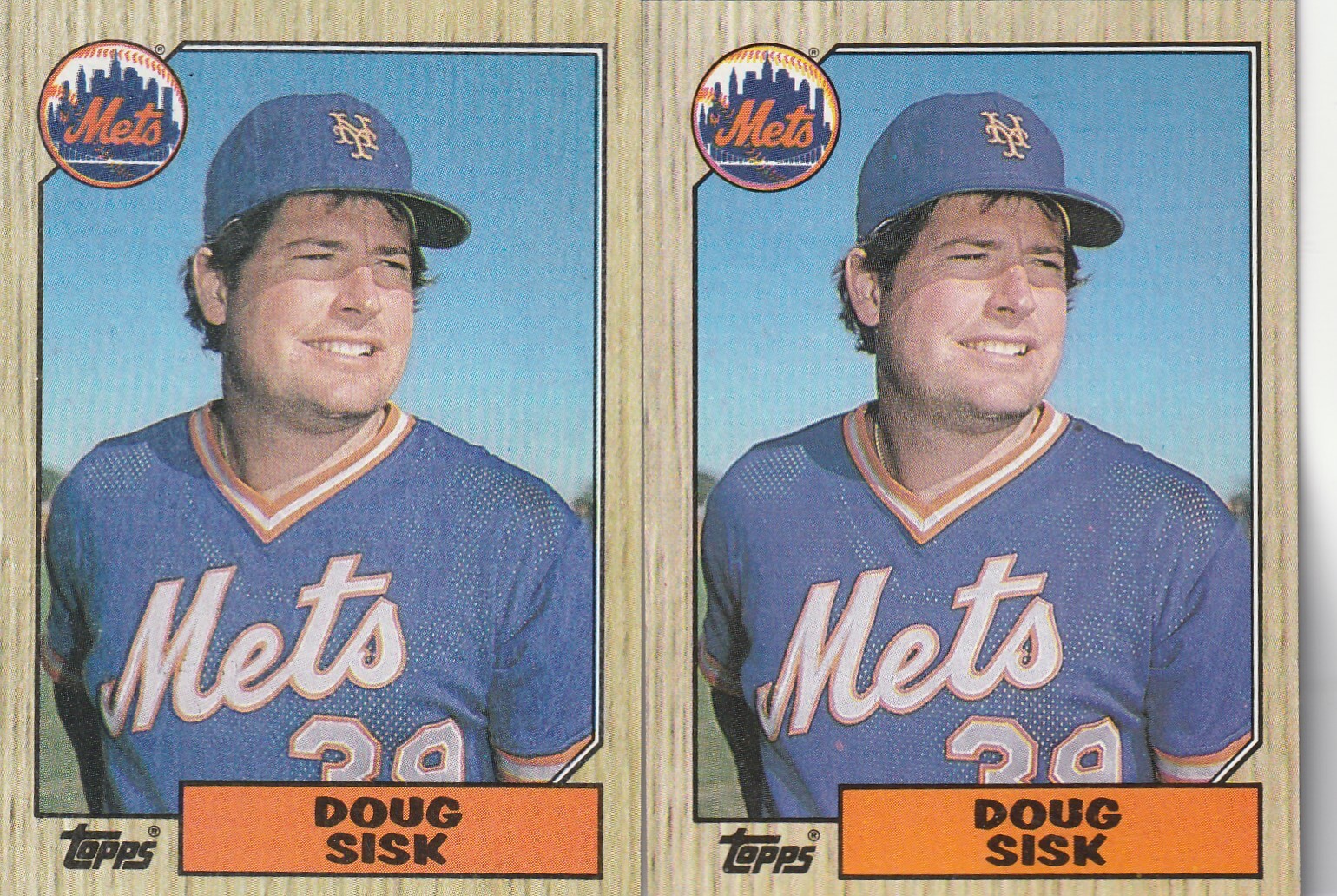 FREE SHIPPING-MINT-1987 (METS) Topps #404 Doug Sisk-2 CARDS | eBay