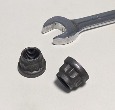 VM8: 2x 7/16" UNF 12pt K-nut motorsport rally locknut anti-vibration ...