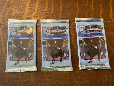 Deadlands Doomtown TCG Episode 4 Booster Packs 15-Card Saddle Bag New ...
