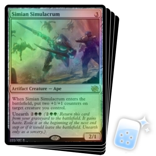 FOIL SIMIAN SIMULACRUM X4 The Brothers' War BRO Magic MTG MINT CARD | eBay