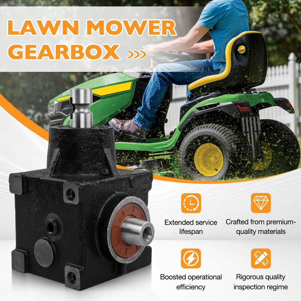 AM143310 Mower Gear Case Gearbox For John Deere 425 445 455 w/ 48" 54 ...