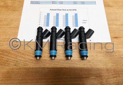 4x Siemens Deka EV6 80LB 850cc Fuel Injectors FI114991: Flow Tested ...