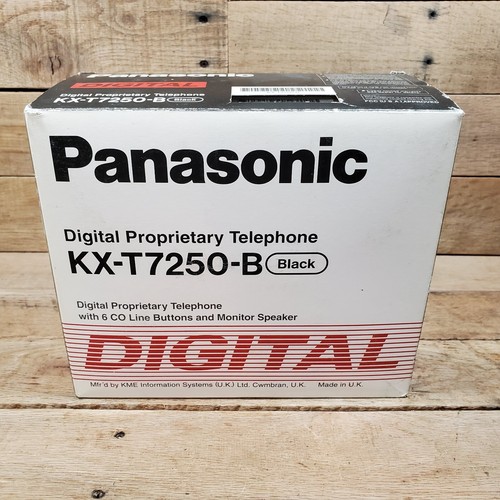 Panasonic KX-T7250-B Digital 6 Line Speakerphone Black NOS 37988810734 ...