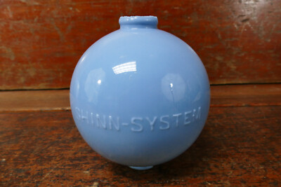 Weathervanes & Lightning Rods - Blue Milk Glass Lightning Rod Ball