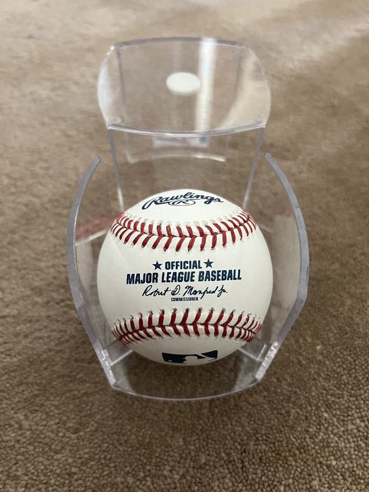 Mike Tomlin Autographed Baseball Pittsburgh Steelers Football WITH CASE ...