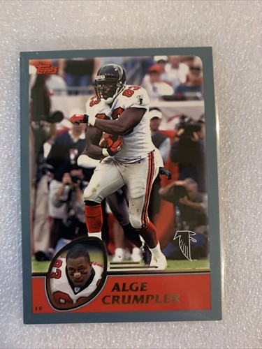 2003 Topps Football Alge Crumpler Atlanta Falcons #28 NFL CARD | eBay