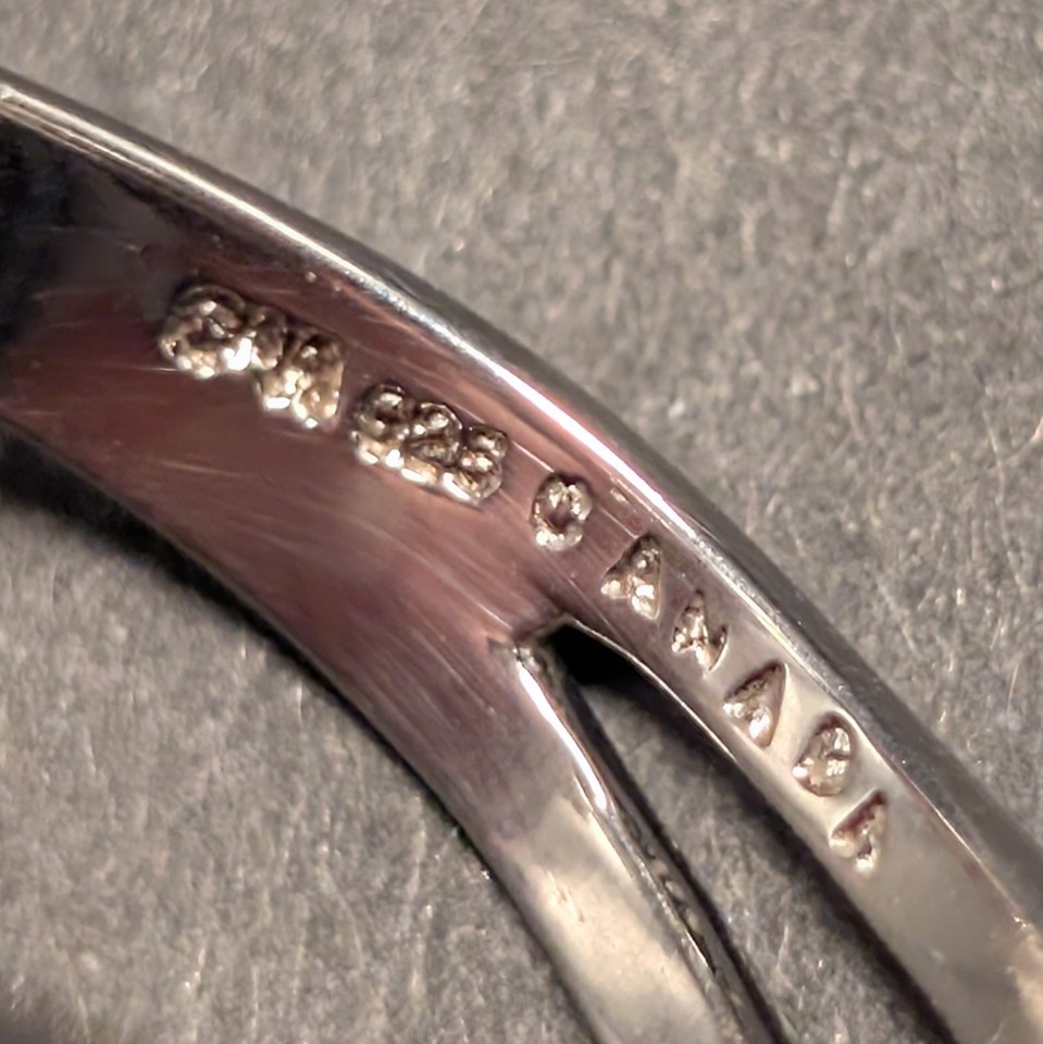 David Sigal Sterling Silver Sculptural Wavy Modernist Cocktail Ring Sz ...