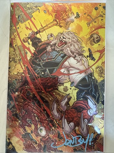 Battle Beast #1 SIGNED by Jonboy Myers Foil Variant (Limited 100) w ...