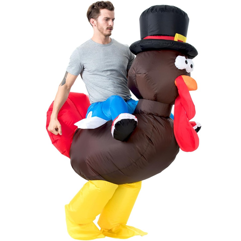 Inflatable Costume for Adult,Inflatable Turkey Costume Adult, Blow up ...
