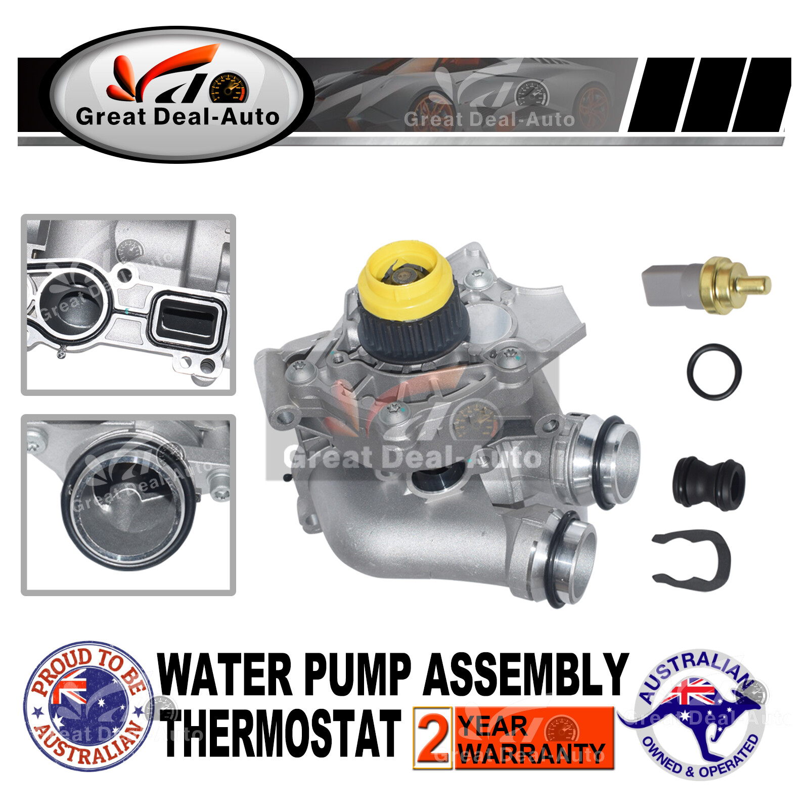 Water Pump For VW Jetta Passat Tiguan Golf For AUDI A3 A4 A5 A6 ...