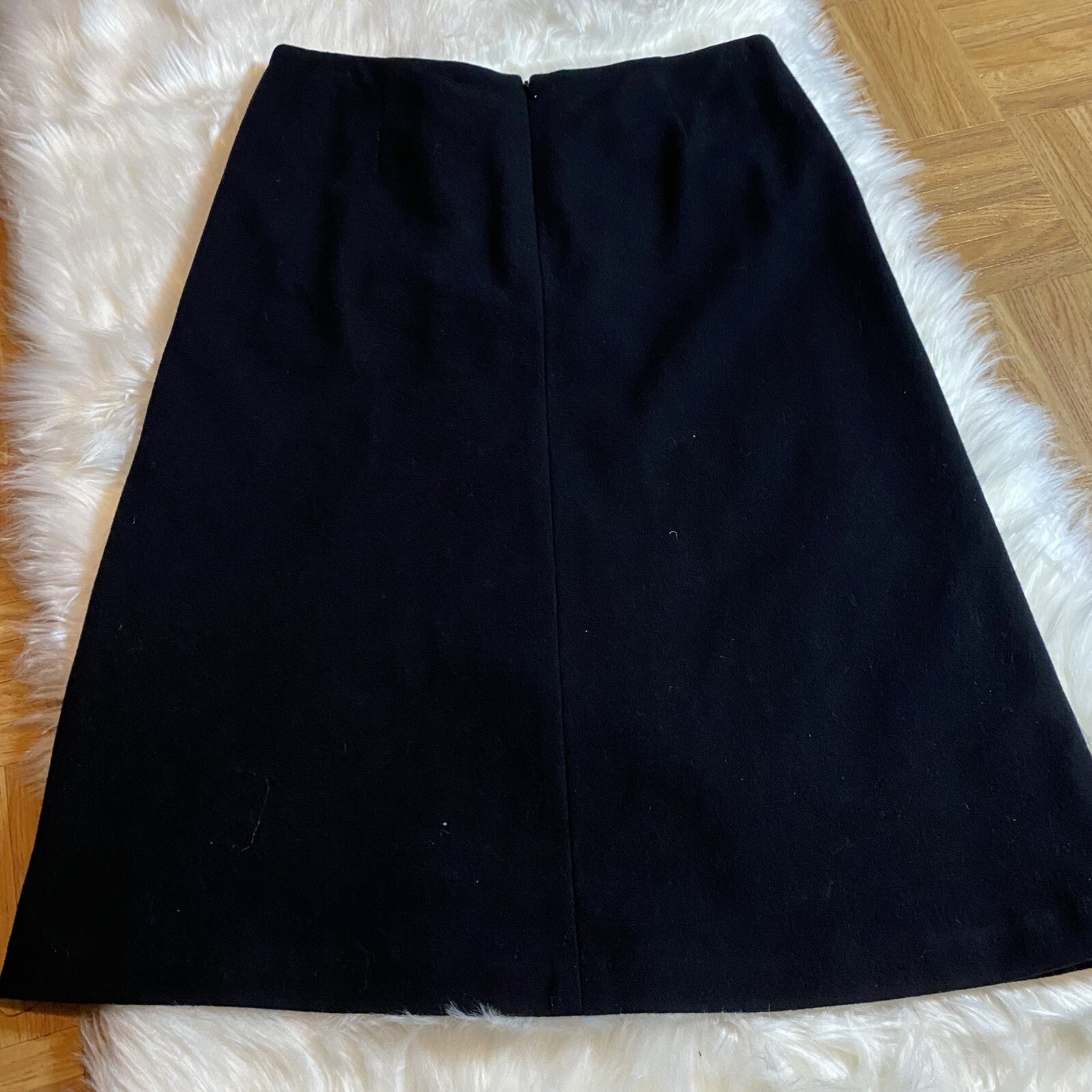 J. Crew Pencil Skirt Black Classic Wool Blend Professional Warm Sz 8 ...