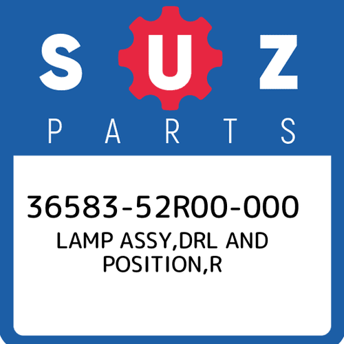 36583-52R00-000 Suzuki Lamp assy,drl and position,r 3658352R00000, New ...