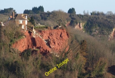 Photo 6x4 Collapsing house, Babbacombe Torquay A detail of the scene in ...