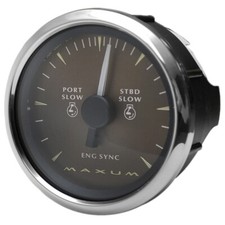 Faria Boat Synchronizer Gauge SY9784A | Larson 3 3/8 Inch White for ...