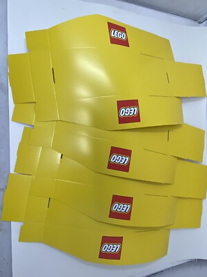4 Empty Lego Retail Cardboard Display Box 5” x 12” Unused | eBay
