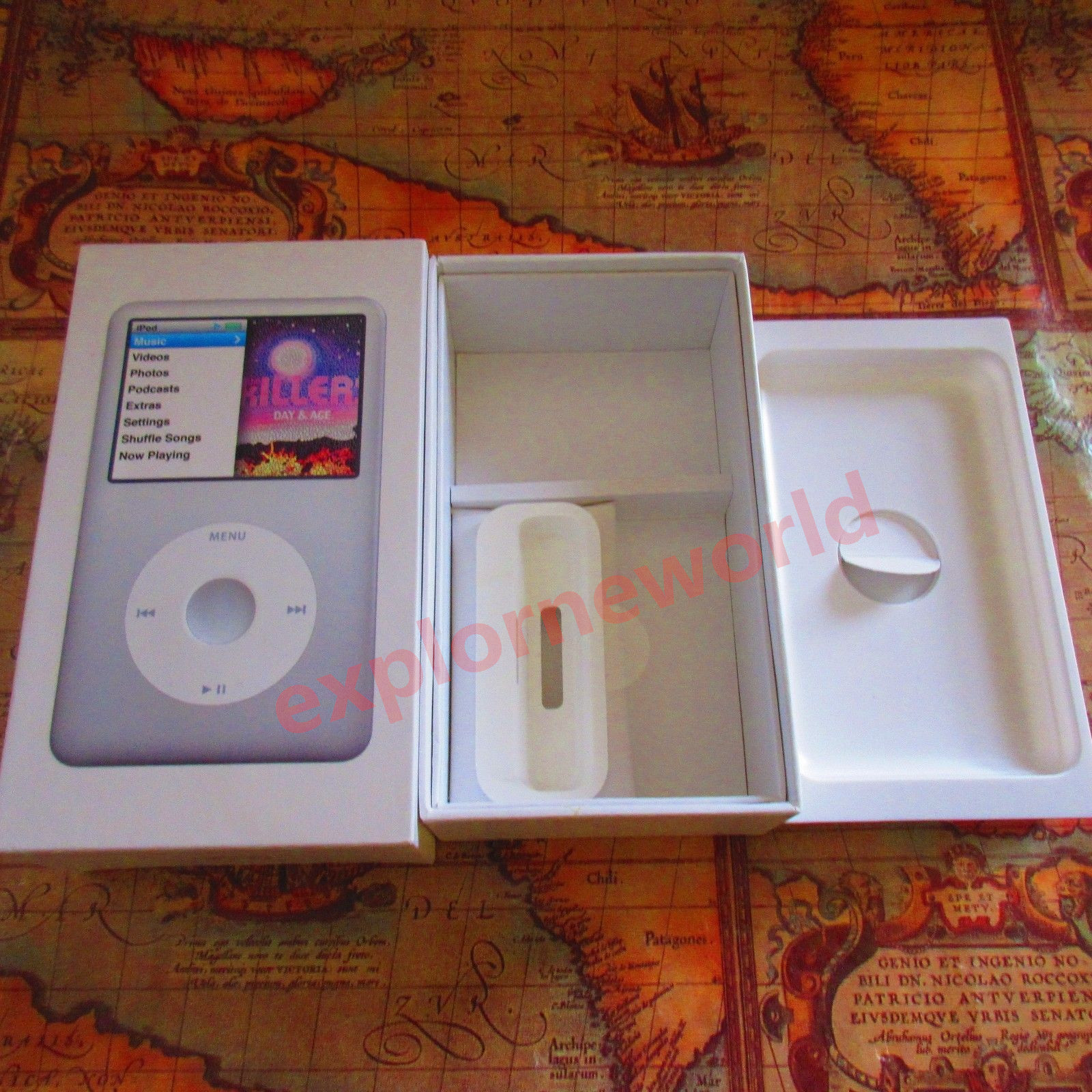 Brand New "Packaging Box Only" For iPod Classic 7th Generation Silver ...