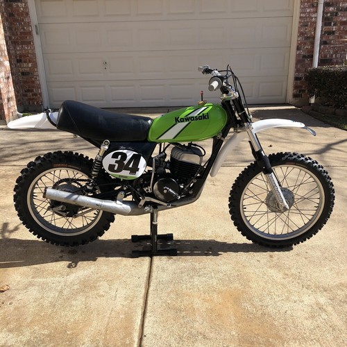 1975 Kawasaki KX250 MX Motocross Motorcycle POSTER 24 X 36 INCH Sweet ...