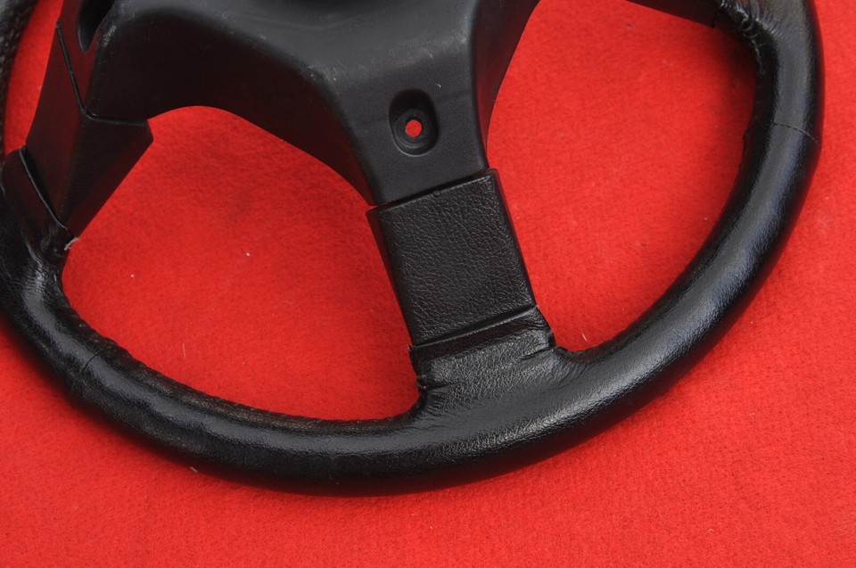 JDM Toyota Genuine AW11 MR2 Steering Wheel Black Leather oem MR-2 | eBay