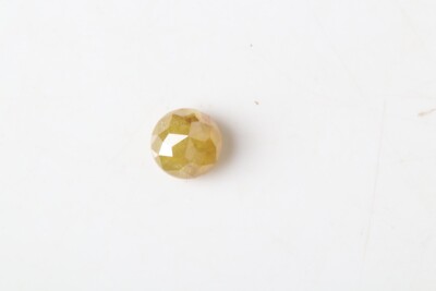 1.02Cts Natural Round Rose Cut Loose Diamond 5.74mm Yellow Rose Cut ...