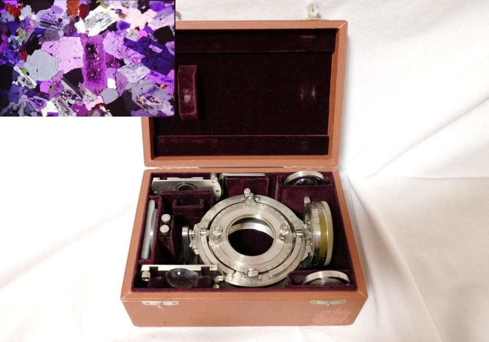 Leitz Universal Rotating Stage UT4 Transmitted Polarizing 4-Axis SN1892 ...