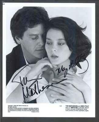 Tim Matheson & Meg Tilly - Signed Autograph 8x10 Photo - Impulse | eBay ...