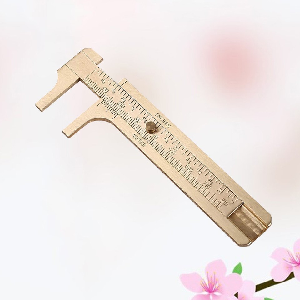 Copper Caliper Vernier Calipers Measuring Tool Double Scale Small ...