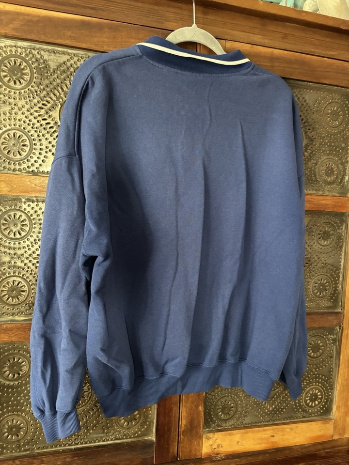 Vintage Men’s Golf Embroidered Sweatshirt Collar Cottage Chic ...