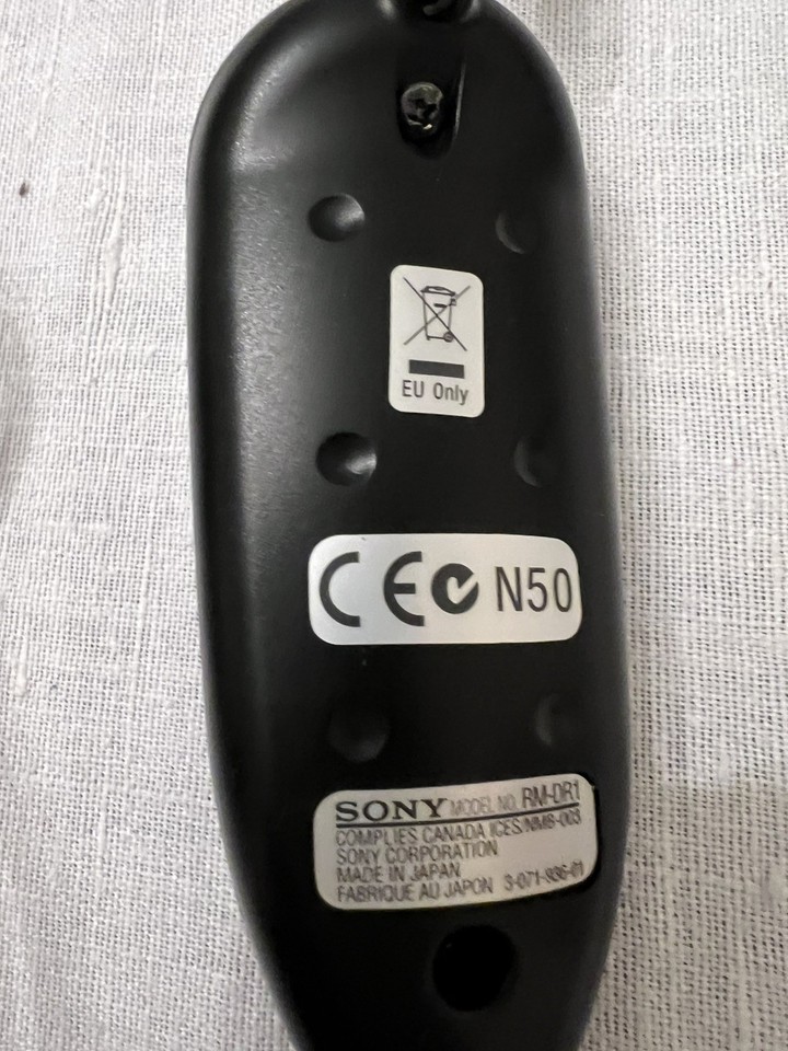 SONY REMOTE COMMANDER RM-DR1 Multi-Function Remote Shutter Release ...