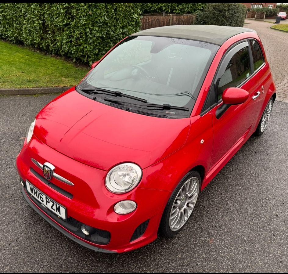 2016 FIAT ABARTH 595C CONVERTIBLE GENUINE 53,000 MILES 5 SERVICES ...