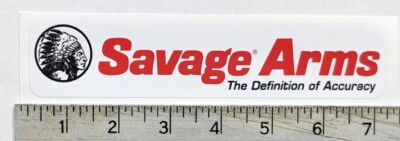 Savage firearms gun weapon sign decal | eBay
