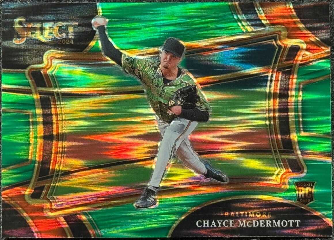 2024 Panini Select - Diamond Level Chayce McDermott #32 Green Flash ...
