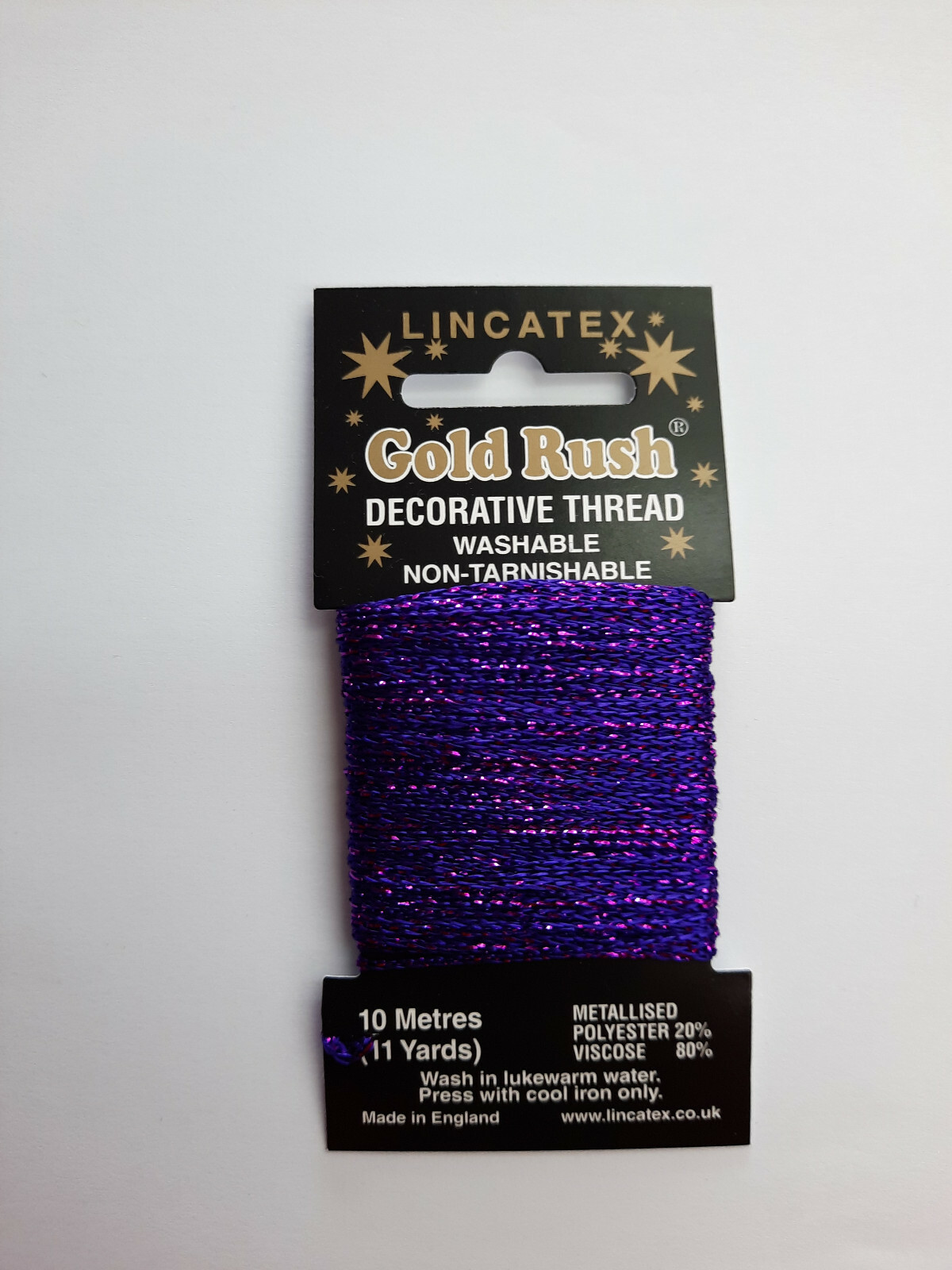 Glitter thread metallic embroidery sewing craft decorative Lincatex 15% ...