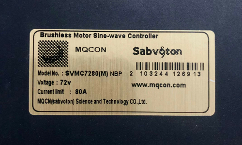 Sabvoton(MQCON) 72v 80A/100A/150A brushless Motor V1 Controller + USB | eBay