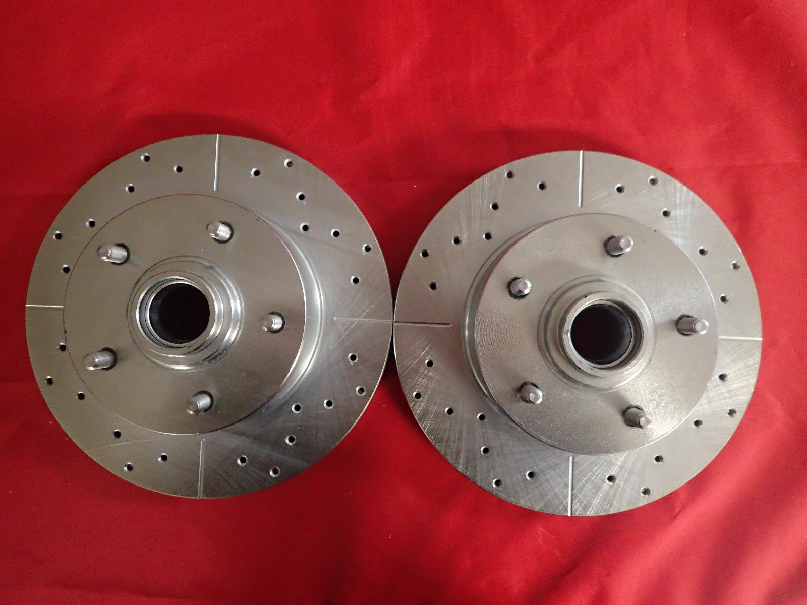 5514 front brake rotors pair 11" drilled and slotted Chevrolet Camaro ...