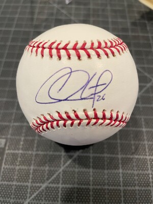 CHASE UTLEY PHILLIES DODGERS SINGLE SIGNED BASEBALL JSA MINT PETCO 978 ...