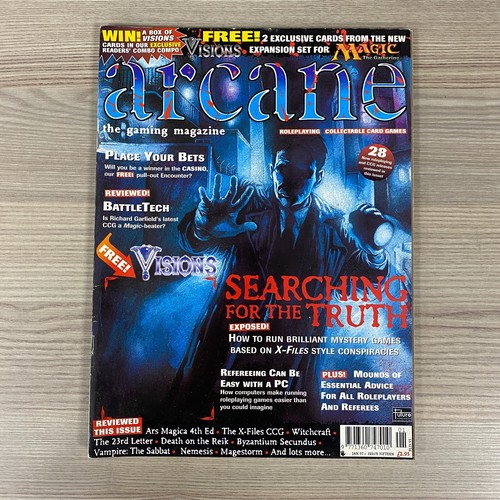 Arcane Le Jeu Magazine 1997 De 15 RPG Battletech Magestorm Némésis Ccg ...