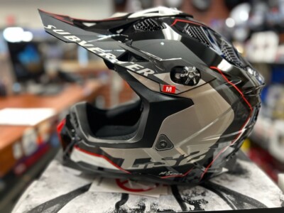 LS2 Subverter EVO MX Motocross Helmet Arched Black/Red/Silver MD (700 ...