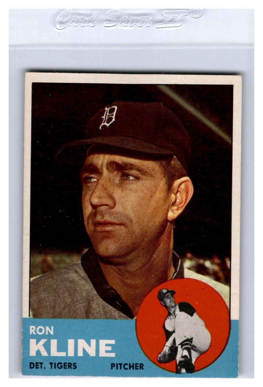 1963 Topps #84 Ron Kline Detroit Tigers | eBay