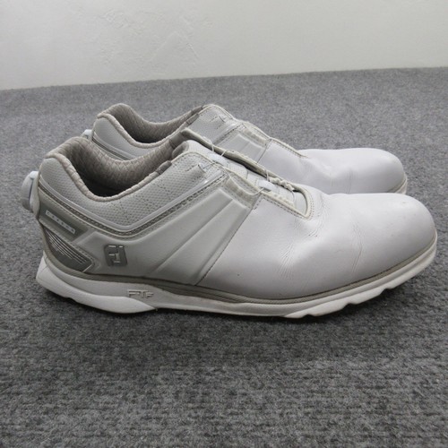 FootJoy Pro SL Carbon BOA Golf Shoes Mens 9.5 M White Leather Spikeless ...