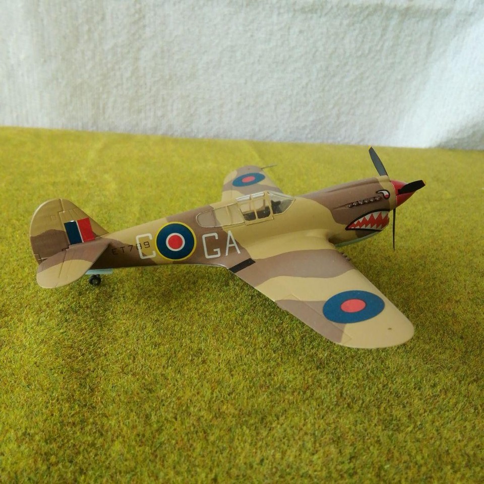 Curtiss P-40 Kittyhawk Painted Finished WWII Fighter 889735defu | eBay