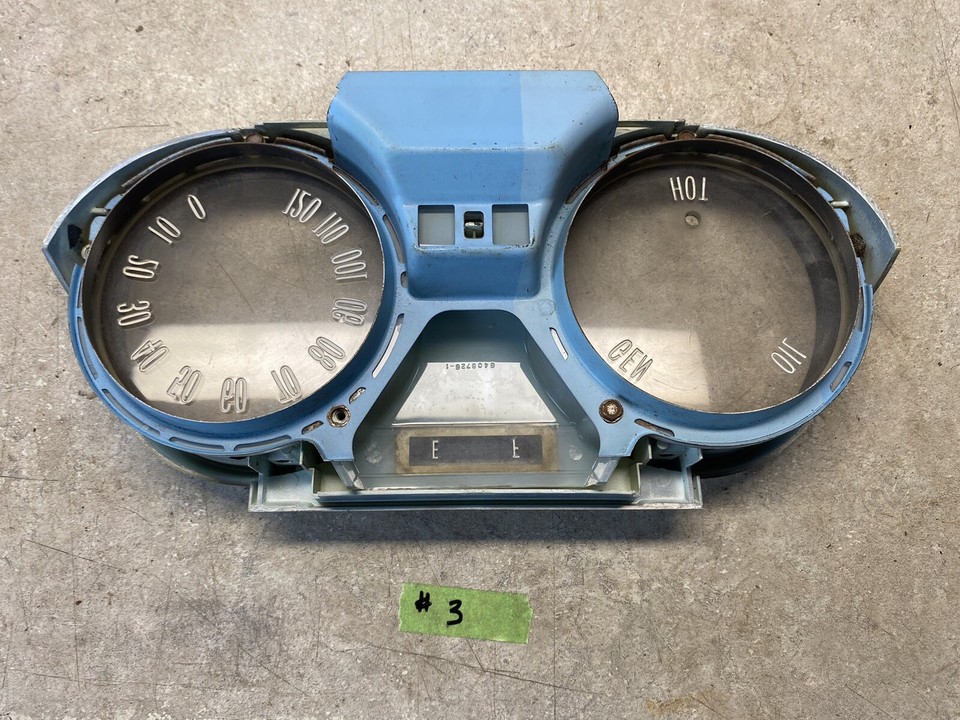 1966 1967 Cutlass 442 F85 Oldsmobile Speedometer Cluster Dash Bezel ...