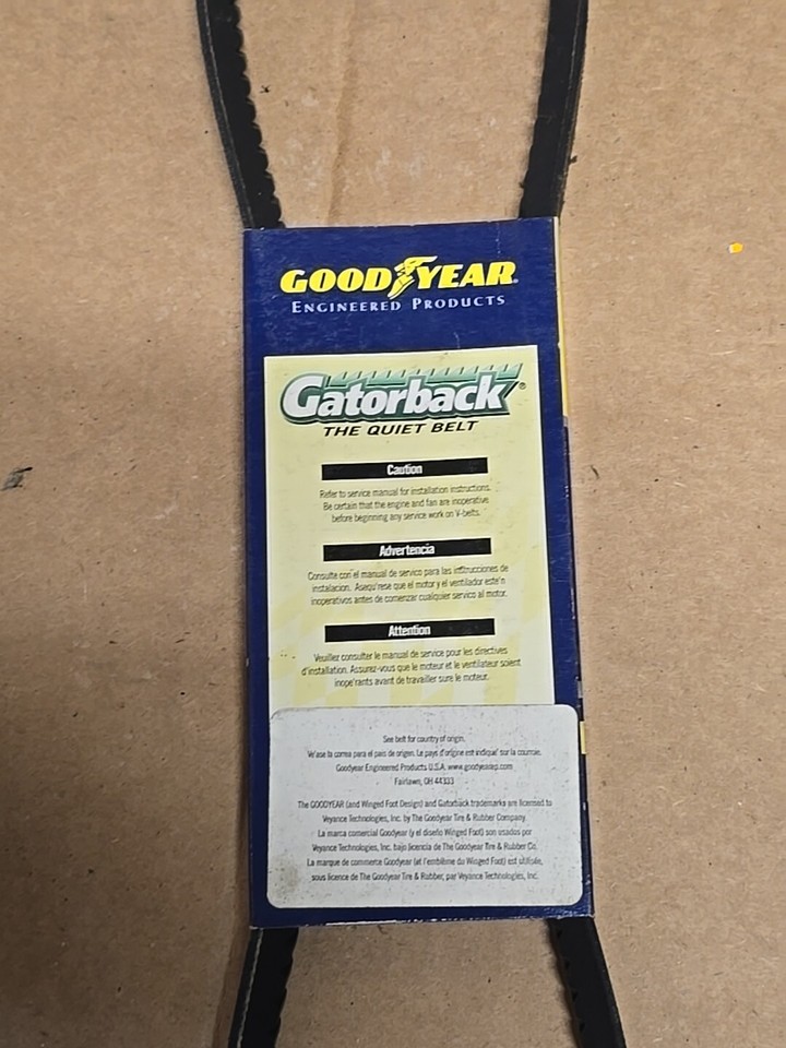 GOOD YEAR BELT 17361 Belt GATORBACK THE QUIET BELT 13AV0915 37256014291 ...