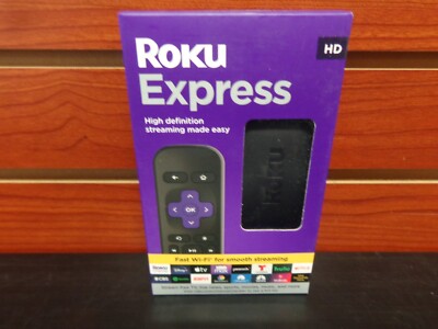 NEW Roku Express 3960RW HD Streaming Device - Black | eBay