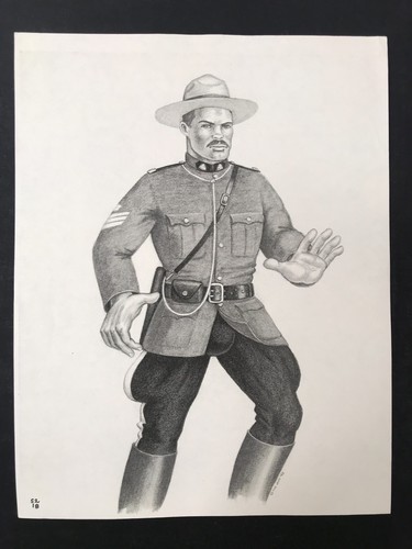 Original The Hun Print - Bill Schmeling "Uniformed Officer" S2-18 ...