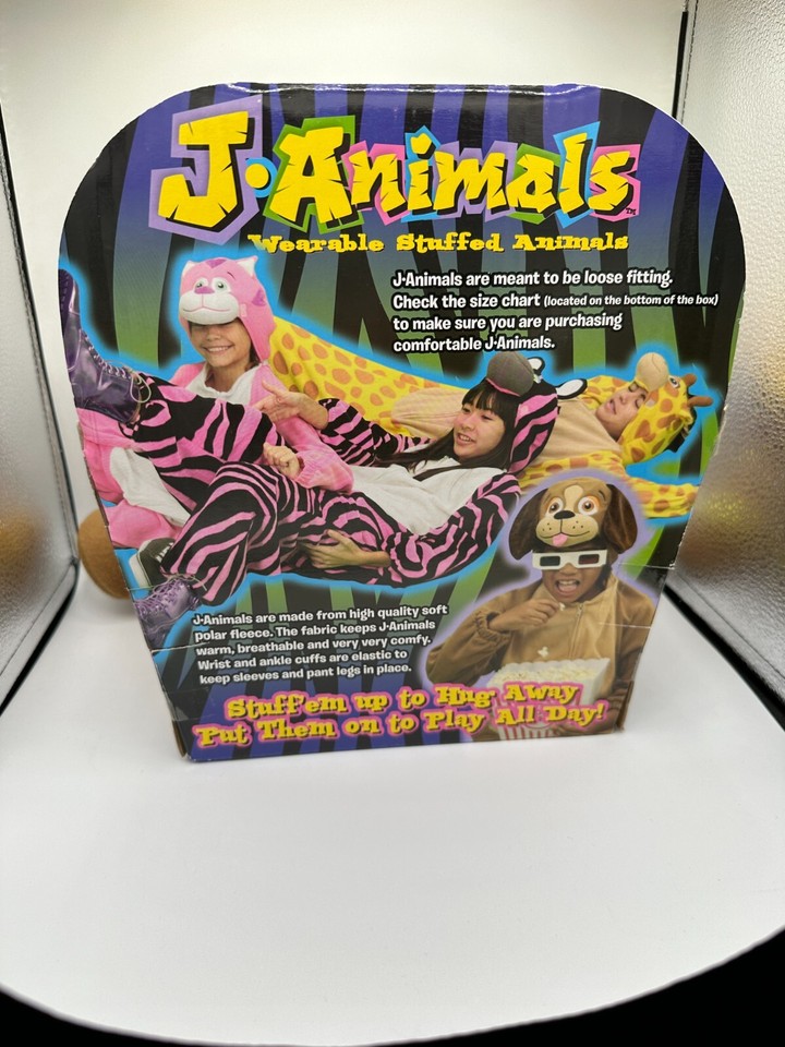 JANIMALS WEARABLE STUFFED GIRAFFE YOUTH MEDIUM fits 3.5 ft - 5.1 ft ...
