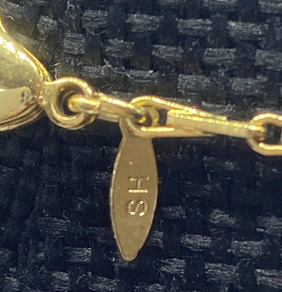 Vintage AVON SH Gold Tone Flower Chain Necklace, 16-19" | eBay